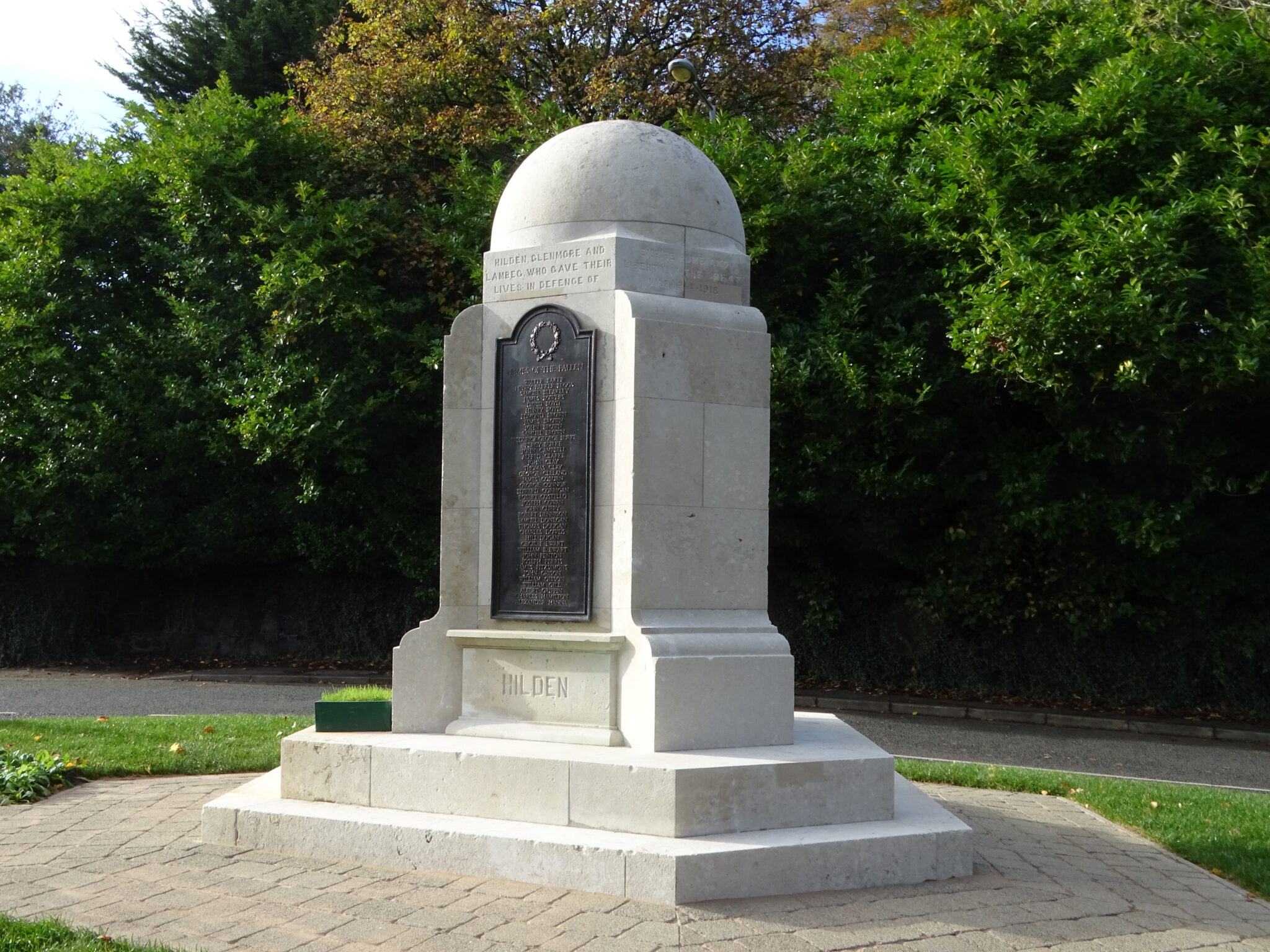 Hilden War Memorial - Restored - Nigel Henderson (4) - History Hub Ulster